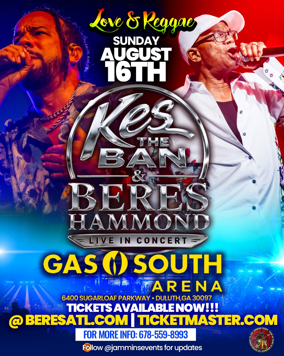 Love & Reggae Returns: Beres Hammond & Kes Set to Light Up Gas South ...